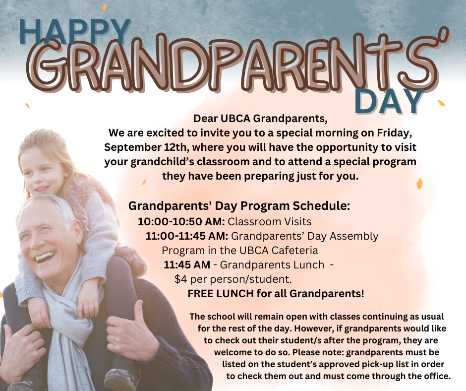 School Calendar & Friday Flyer | Uintah Basin Christian Academy (UBCA)